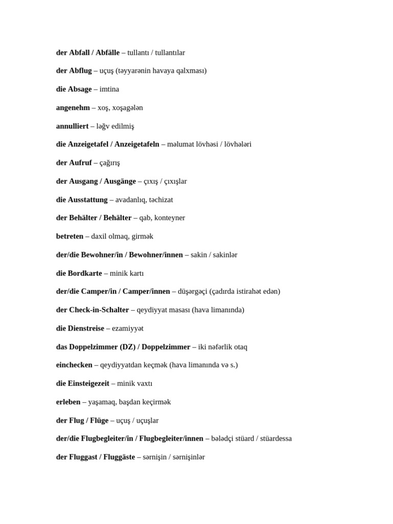 Der Abfall | PDF