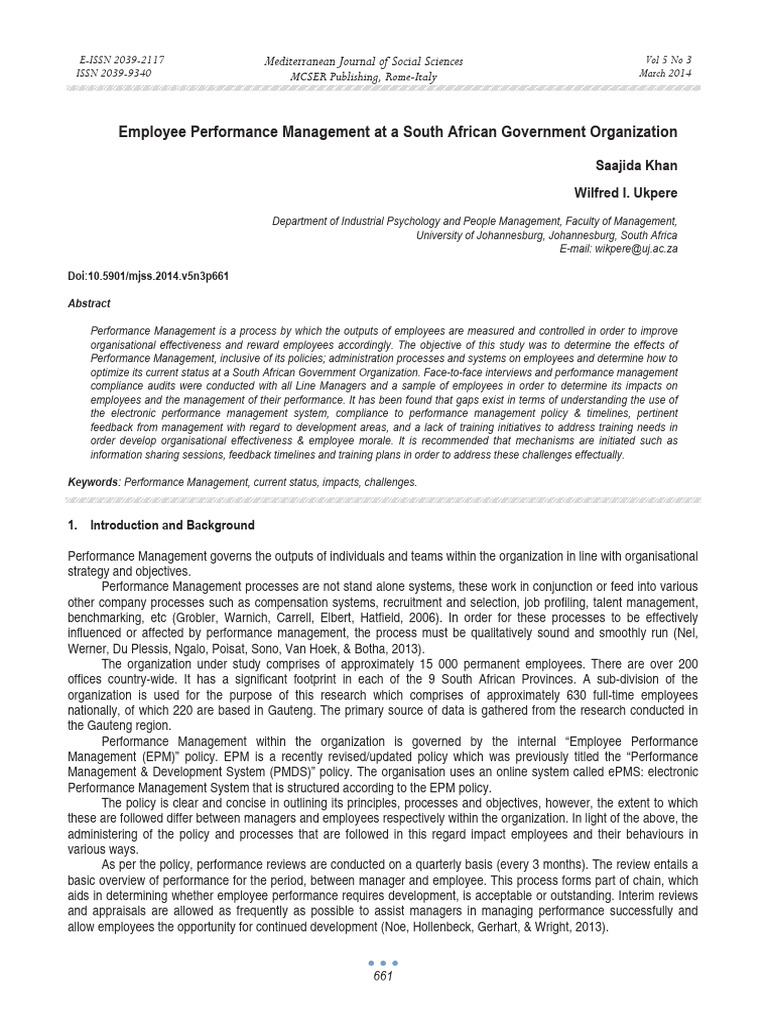 Optimizing Employee Performance Management | PDF | Performance ...