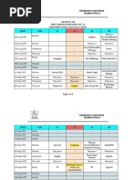 MT Schedule, 25-26 | PDF