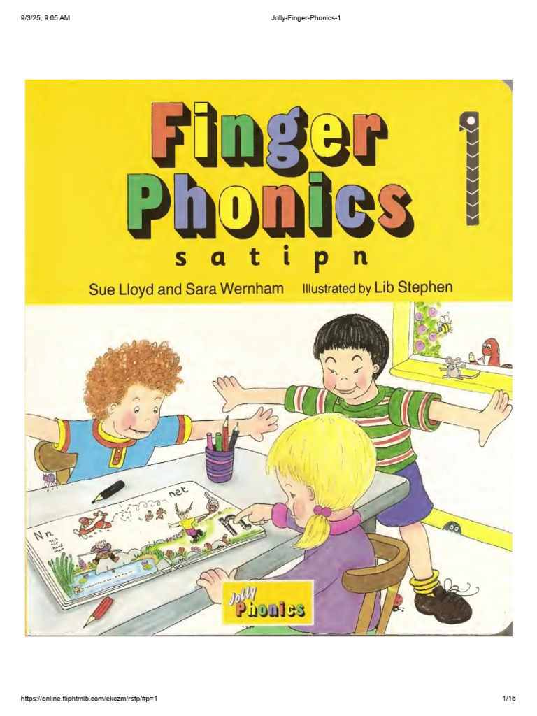 Jolly Finger Phonics 1 PDF Guide | PDF