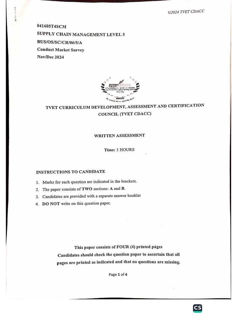 Market Survey | PDF