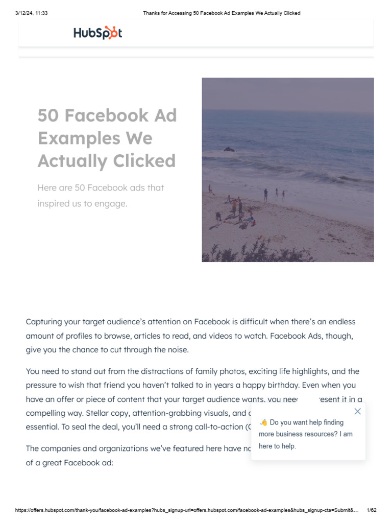50 Engaging Facebook Ad Examples | PDF | Advertising | Facebook