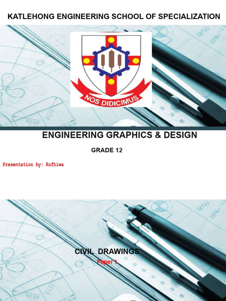 Grade 12 Engineering Graphics Guide | PDF