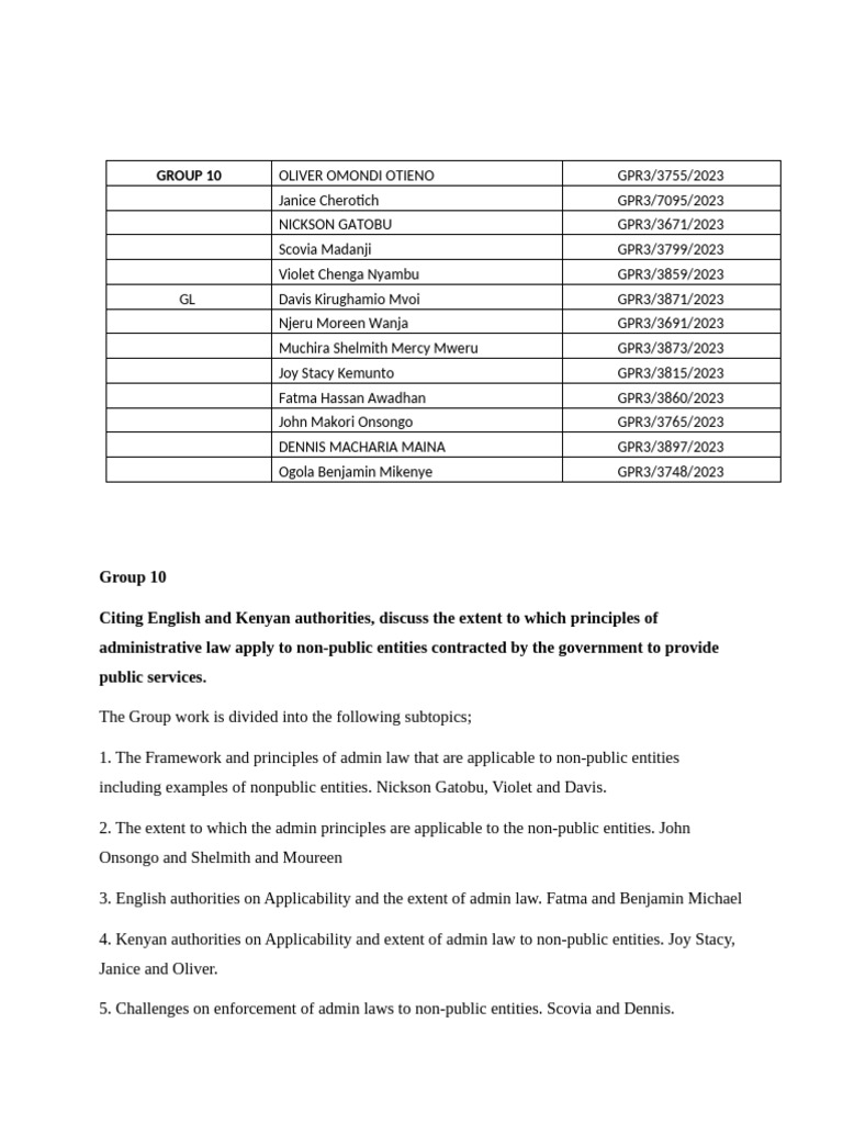 Admin Law Principles for Non-Public Entities | PDF | Administrative Law ...