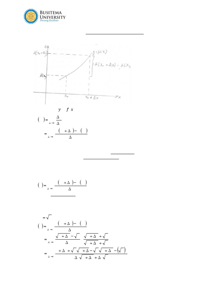 Differential Calculus: Understanding Derivatives | PDF | Derivative ...