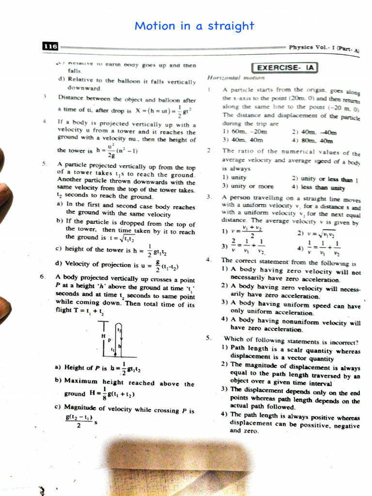 Motion and Velocity Concepts in Physics | PDF | Acceleration | Velocity
