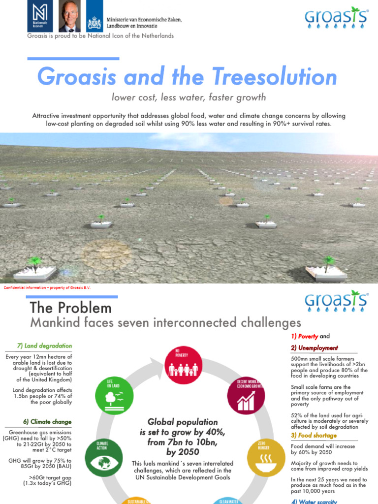 Groasis Technology: Sustainable Land Restoration | PDF | Water Scarcity ...