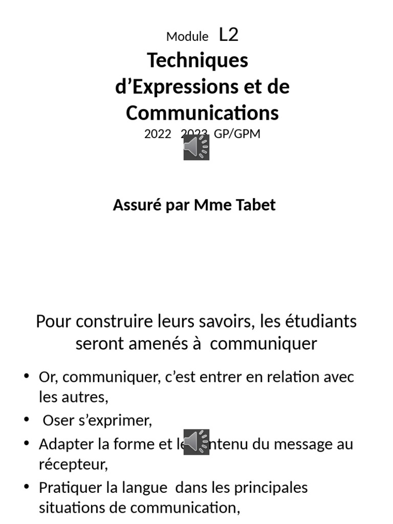 Techniques de Communication Essentielles | PDF