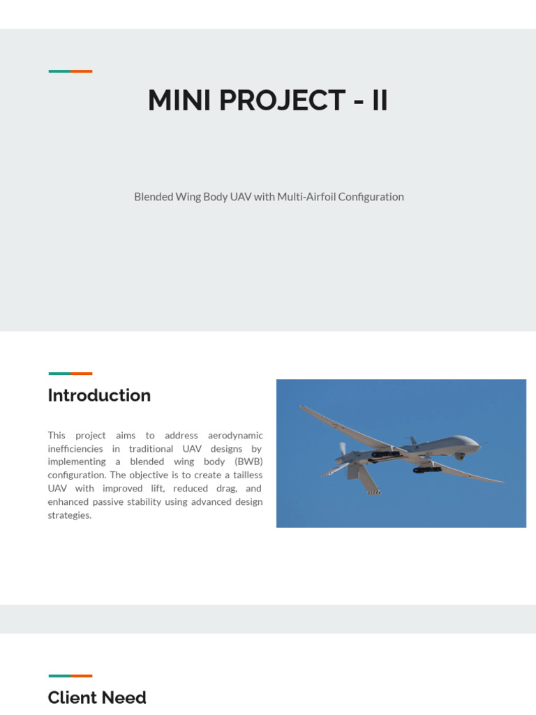 Aircraft Design Project - 1 | PDF | Unmanned Aerial Vehicle | Lift (Force)