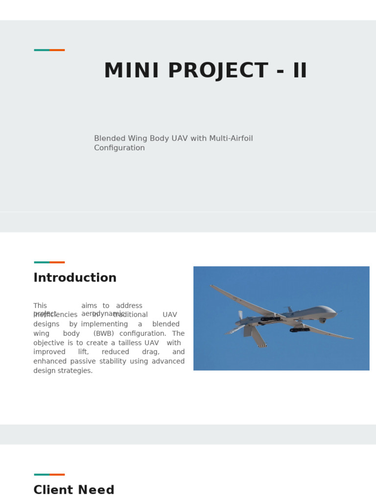 Aircraft Design Project - 1 | PDF | Unmanned Aerial Vehicle | Lift (Force)