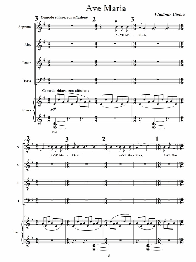 Ave Maria MIXT | PDF