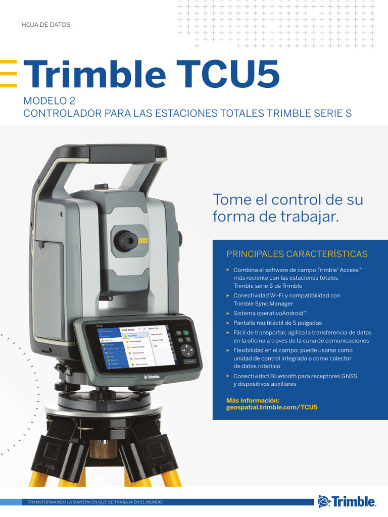 Controlador Trimble TCU5: Hoja de Datos | PDF | Memoria de acceso ...
