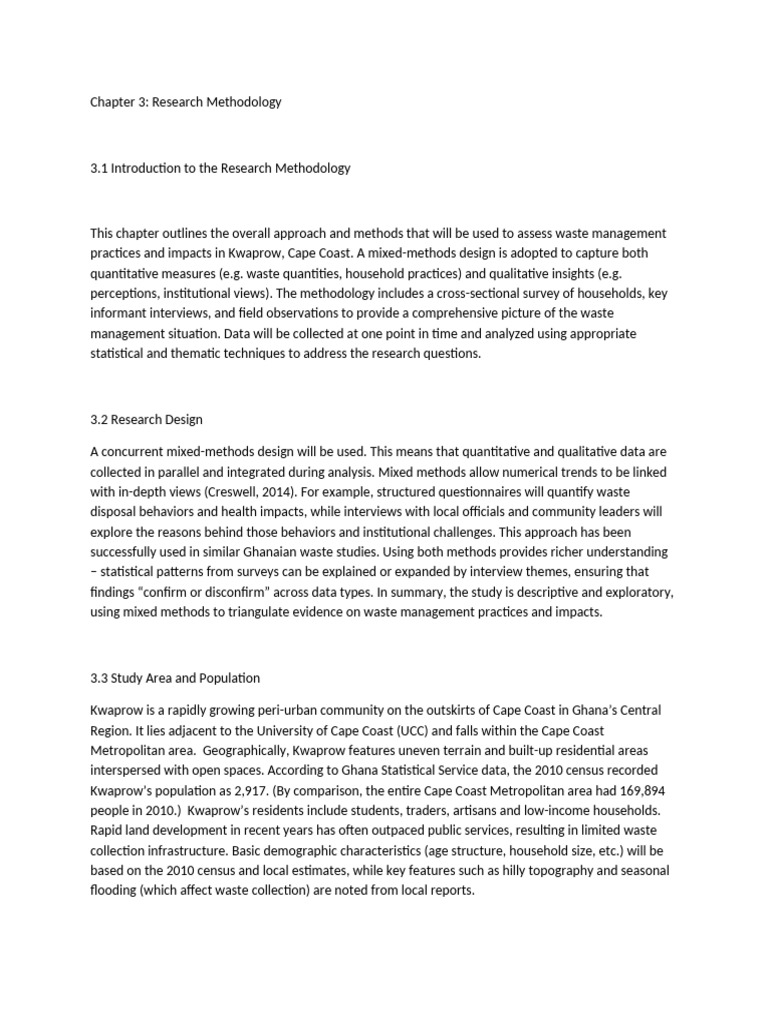 Chapter 3 - Rese-WPS Office | PDF | Survey Methodology | Statistics