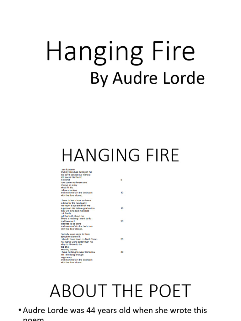Hanging Fire | PDF | Psychology | Behavioural Sciences