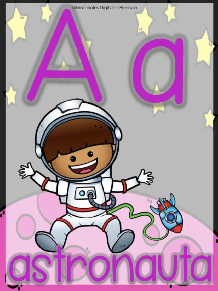 Astronautaa Alfabeto | PDF