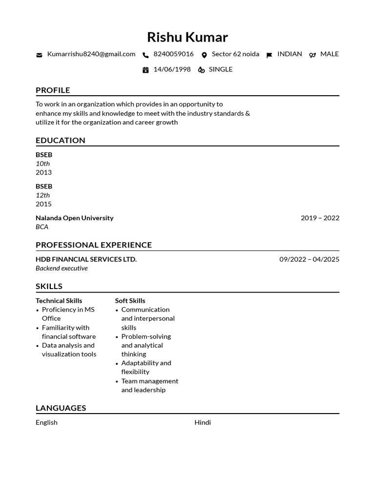 Rishu Kumar FlowCV Resume 20250826 | PDF