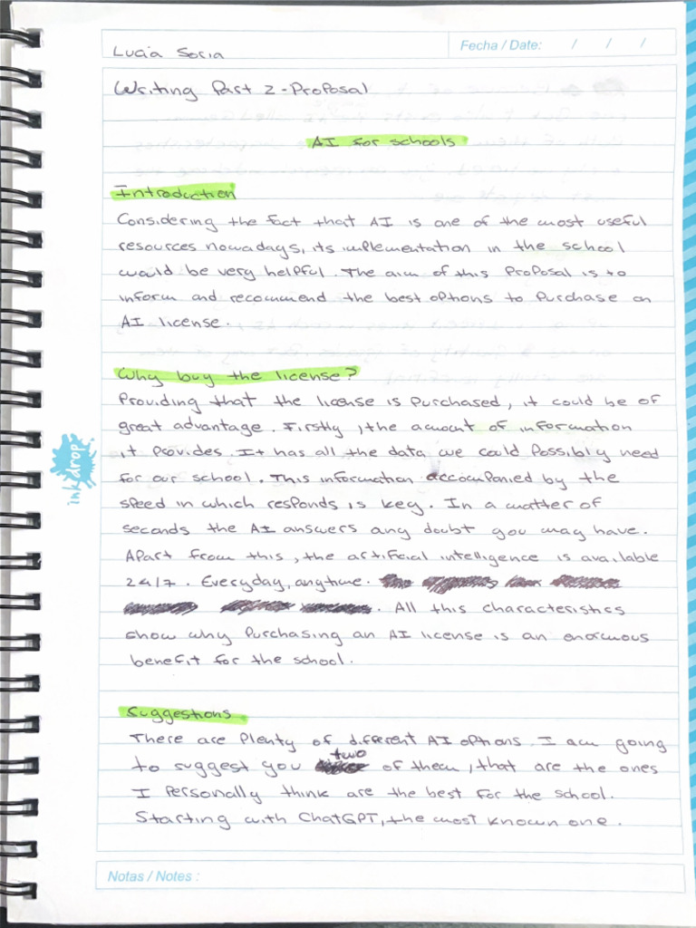 Instructions For CAE Writing Part 2 - Proposal | PDF