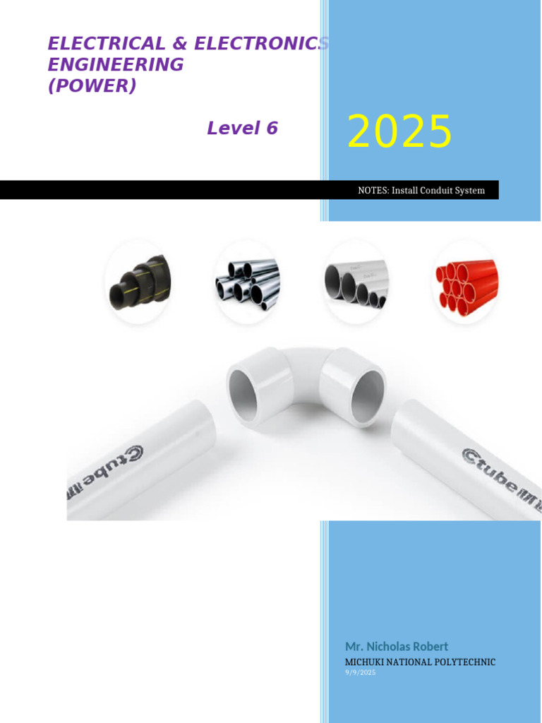 Install - Conduit - System Notes | PDF | Electrical Wiring | Corrosion
