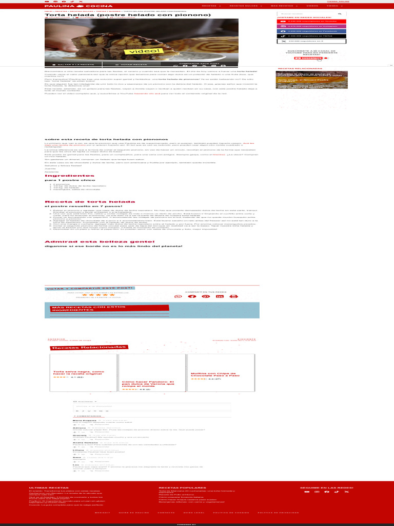 Torta Helada Con Pionono en 7 Pasos! | PDF | Postres | Cocina