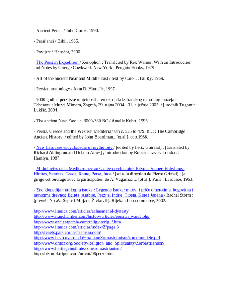 Overview of Ancient Persia | PDF