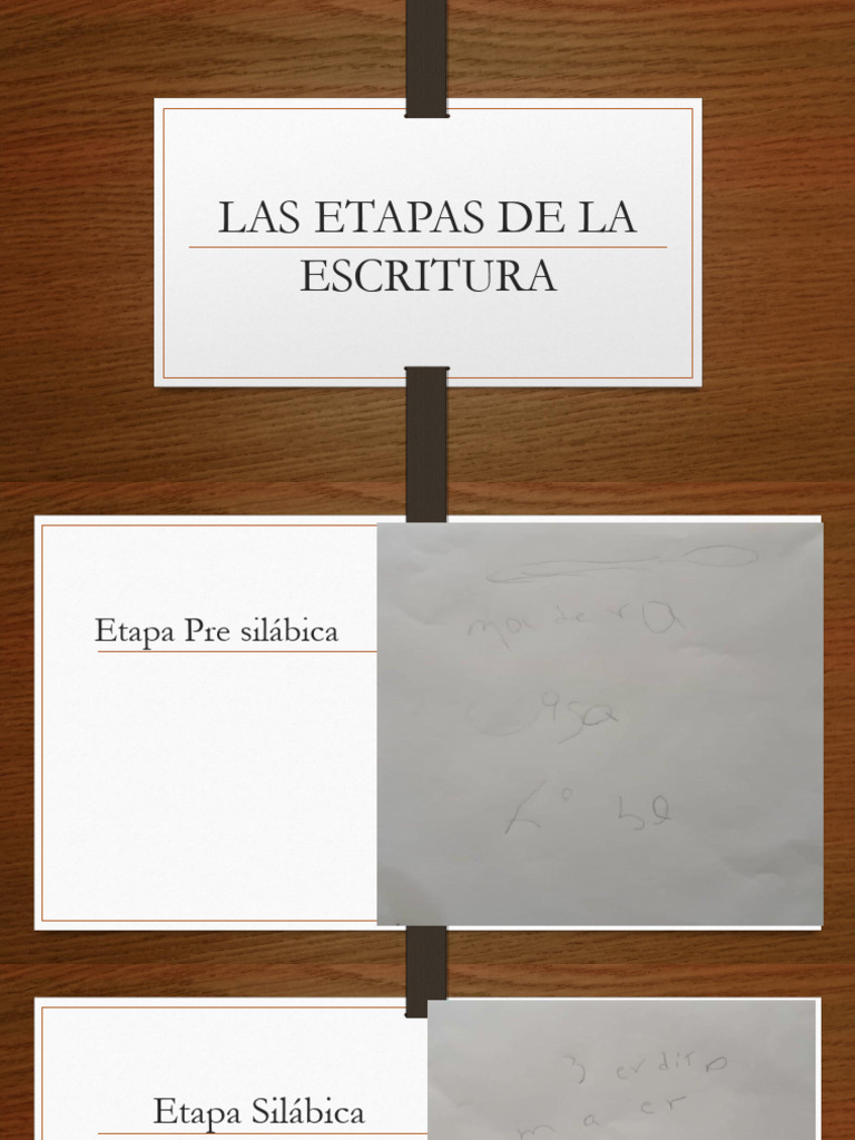 Las Etapas de La Escritura | PDF