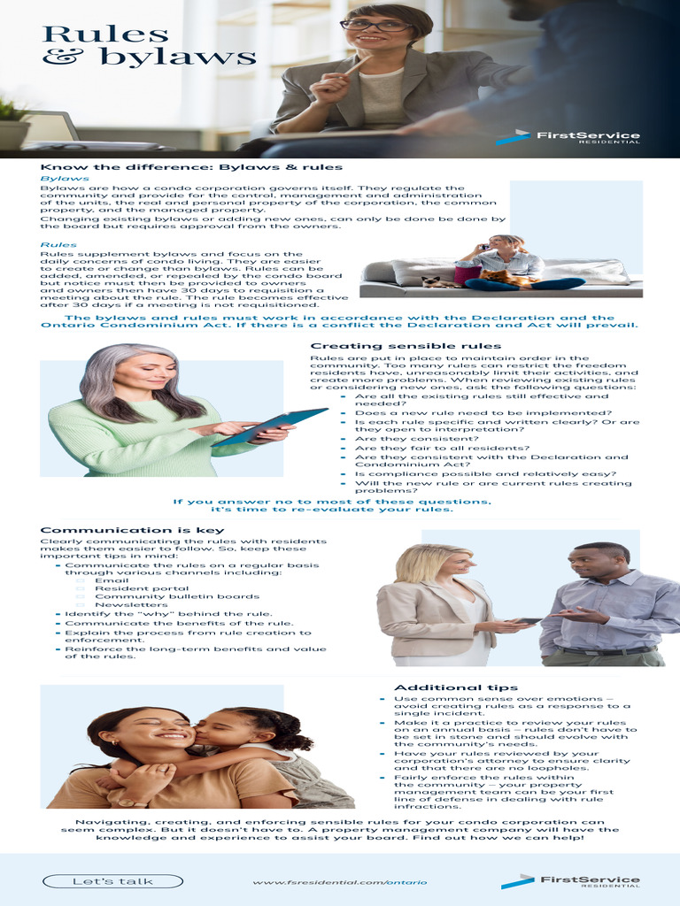 Rules & Bylaws - On | PDF | Condominium