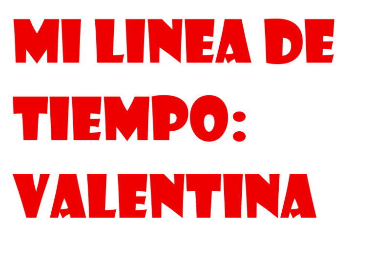 Mi Linea de Tiempo Letras | PDF
