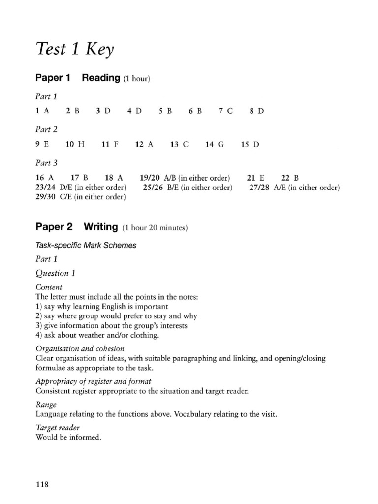 Cambridge First Certificate in English 2 - KEYYYYY | PDF