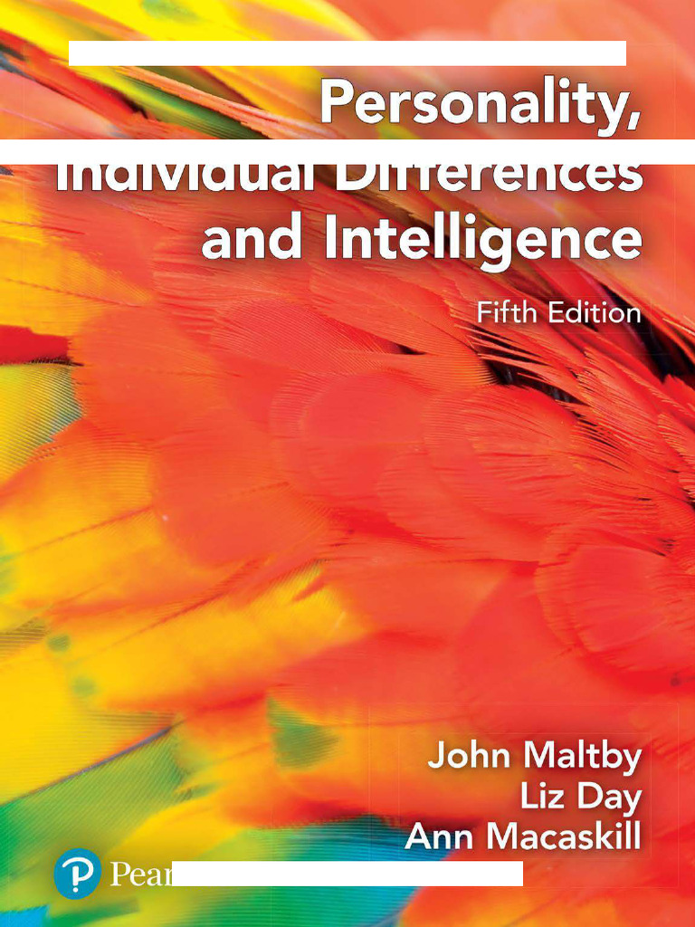 Personality and Intelligence, 5th Edition | PDF | Analytical Psychology ...