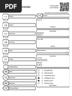 Iarno Albrek (Glasstaff) Stat Block | PDF | Fantasy | Role Playing Games