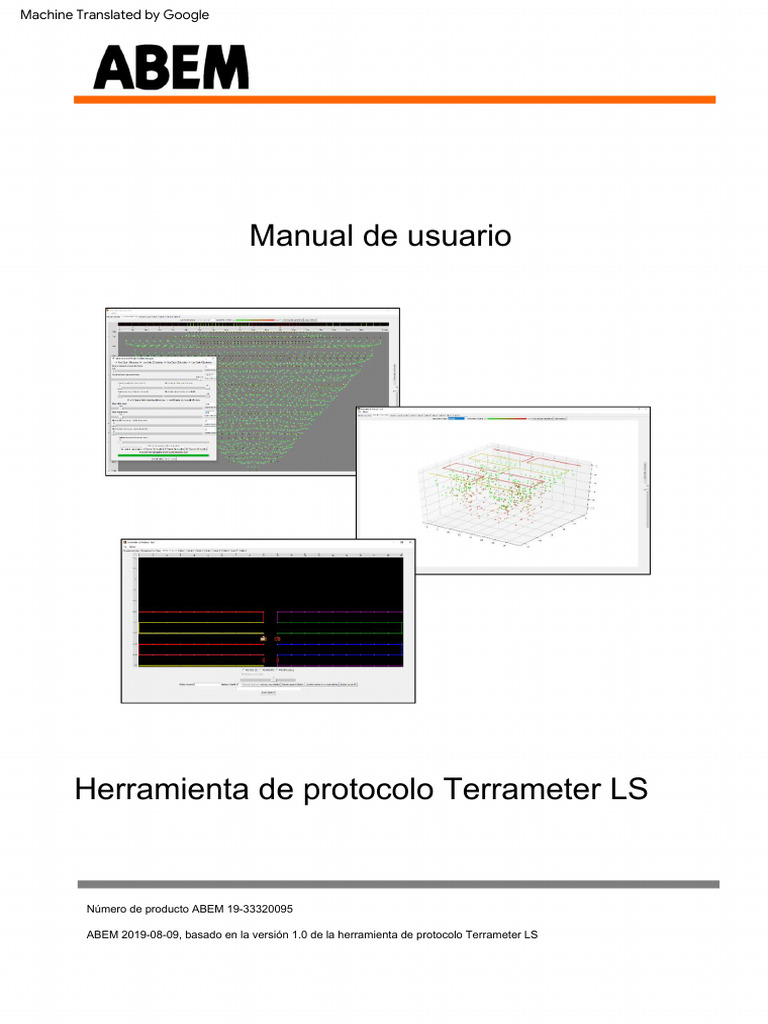 Terrameter LS Protocol Tool User Manual Español | PDF | Botón ...