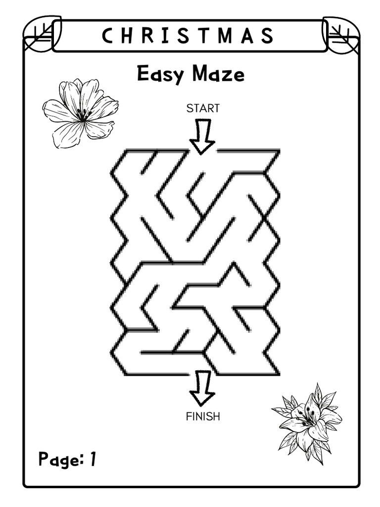 Maze Books For Kids Ages 6 To 12 | PDF