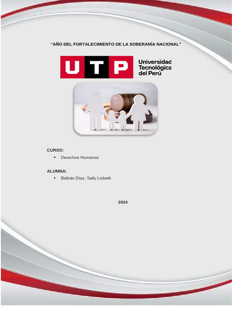 "Año Del Fortalecimiento de La Soberanía Nacional": Curso | PDF ...