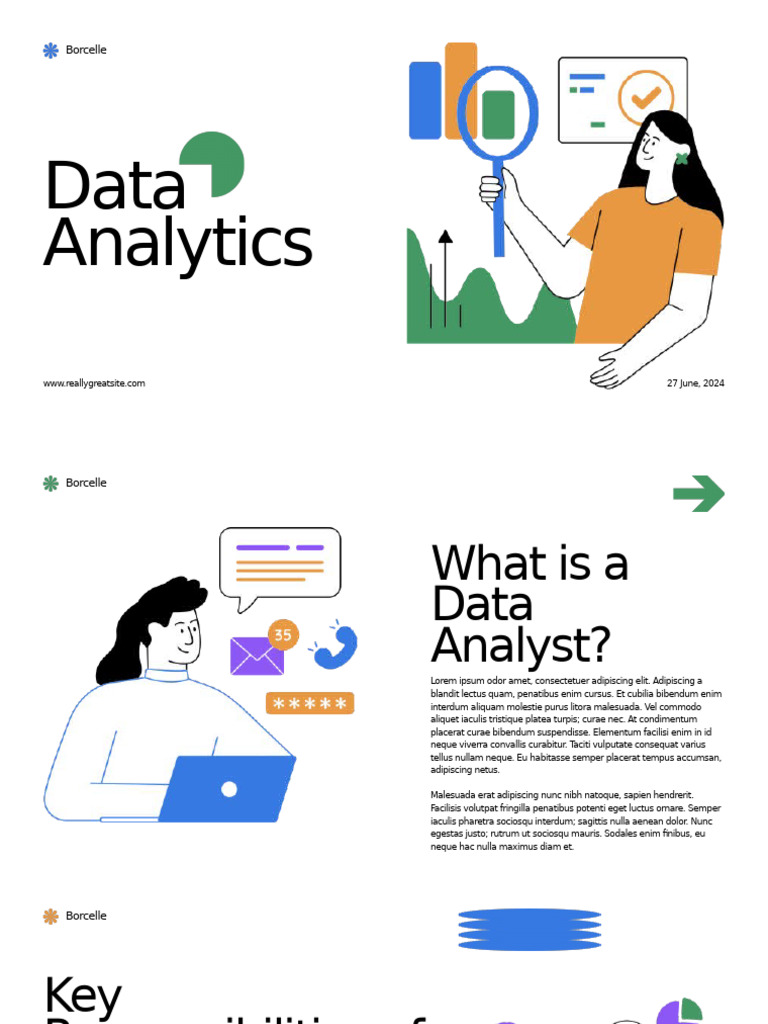 Green and White Simple Illustrative Data Analytics Presentation | PDF