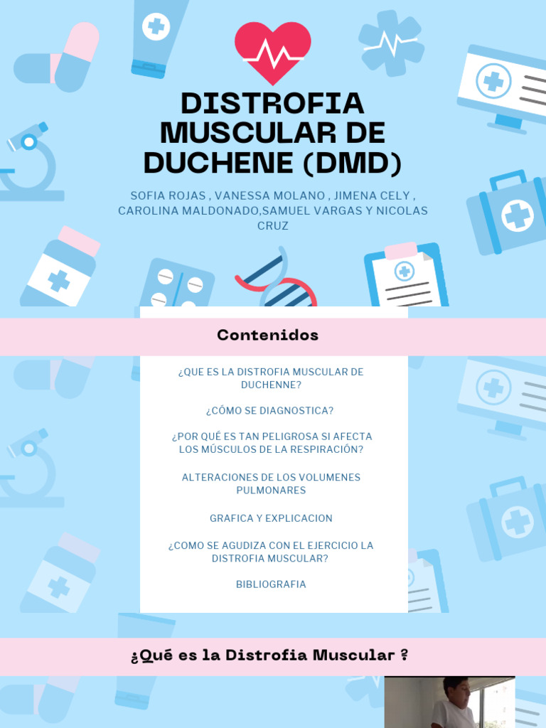 Distrofia Muscular de Duchenne DMD | PDF | Especialidades Medicas ...