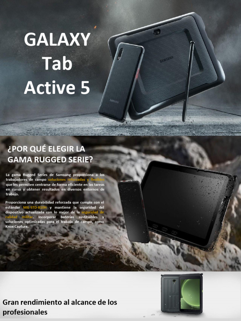 Galaxy Tab Active 5 | PDF | Ingeniería Informática | Informática