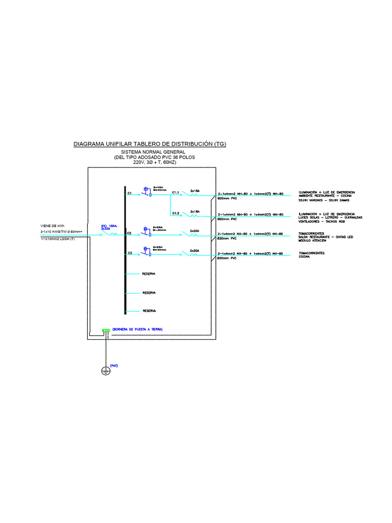 Diagrama Unifilar Jose Luis | PDF