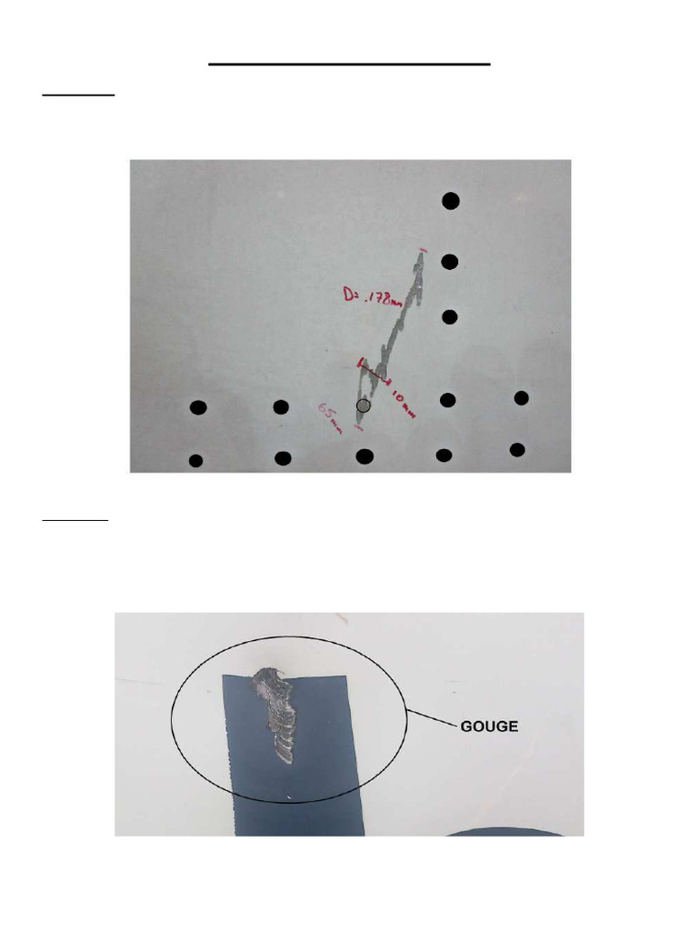 Aircraft Gouge Damage Overview | PDF