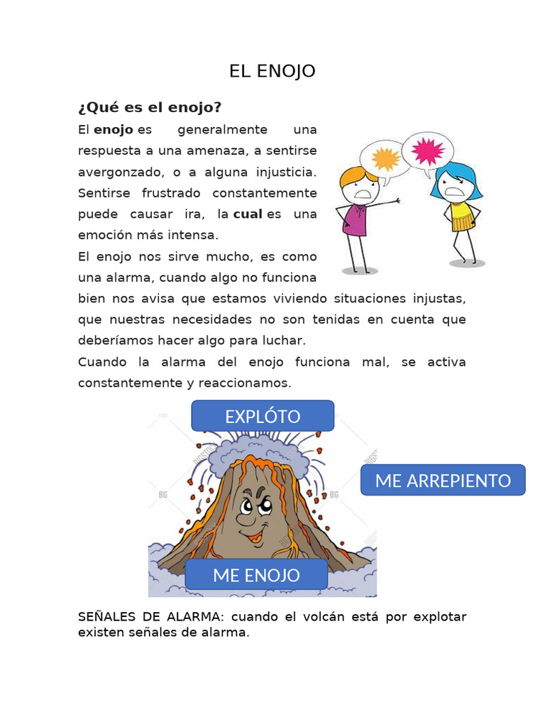 Entendiendo el Enojo y sus Señales | PDF