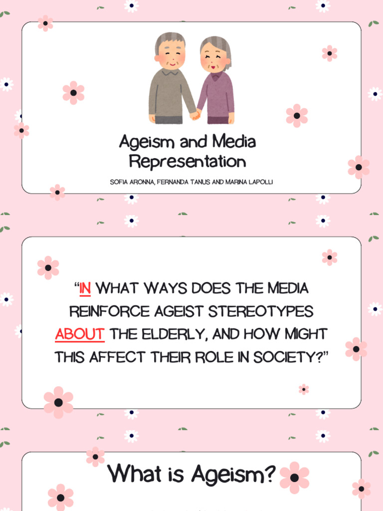 Ageism and Media Representation: Sofia Aronna, Fernanda Tanus and ...