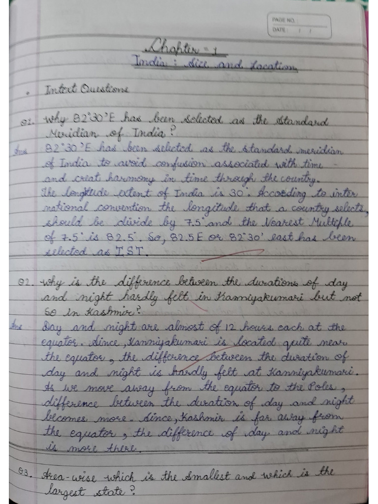 Geography CH 1 | PDF