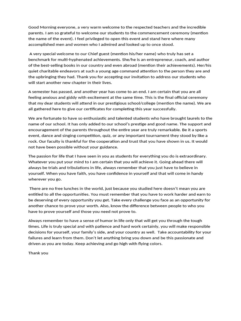 Best Speach Basic English | PDF