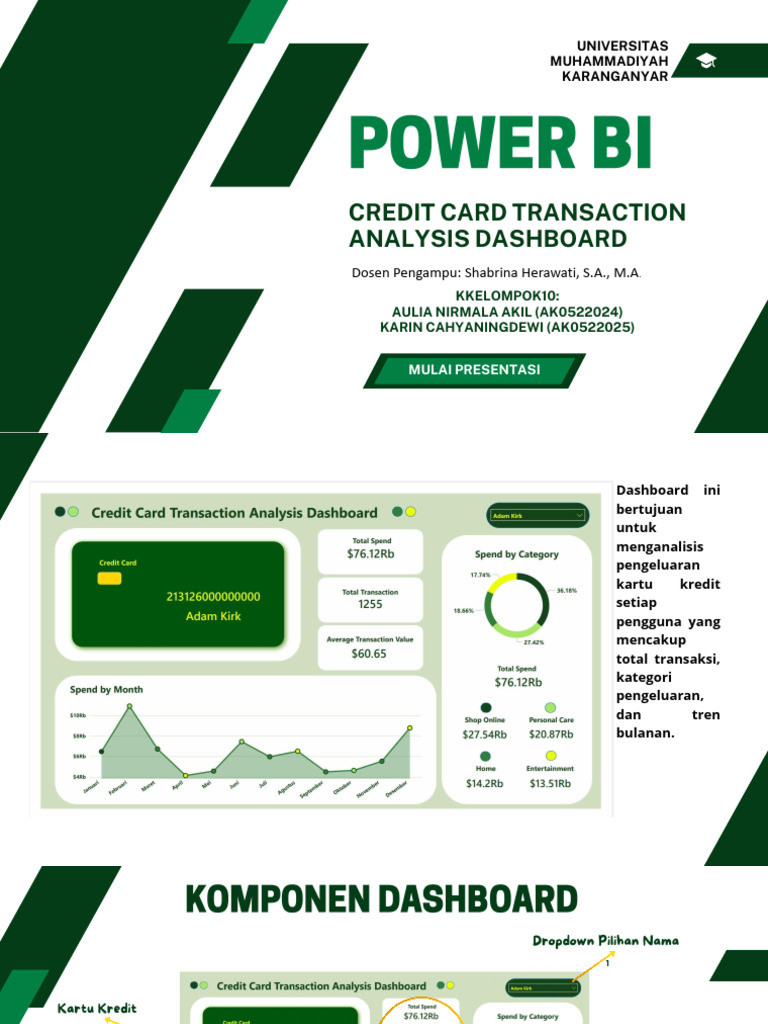 Analisis Pengeluaran Kartu Kredit | PDF