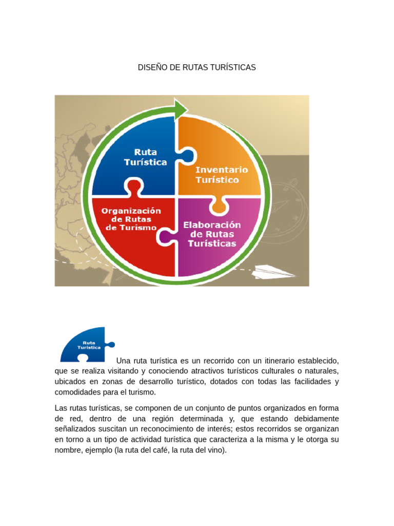 Diseño de Rutas Turísticas Efectivas | PDF | Turismo | Transporte