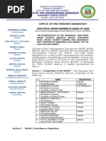 BADAC Reorganization Executive Order 2025 | PDF | Government | Justice