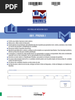 Vestibular Famema 2023 Prova1 | PDF | Sangue | Água