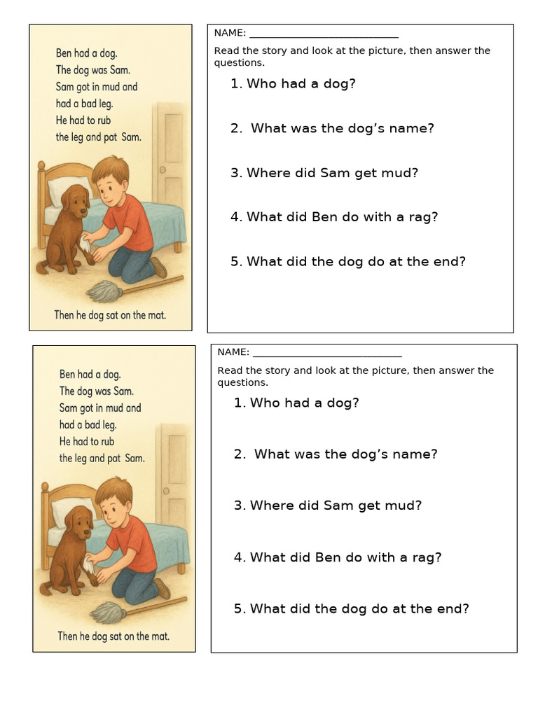 Activity For Beginning Reading | PDF