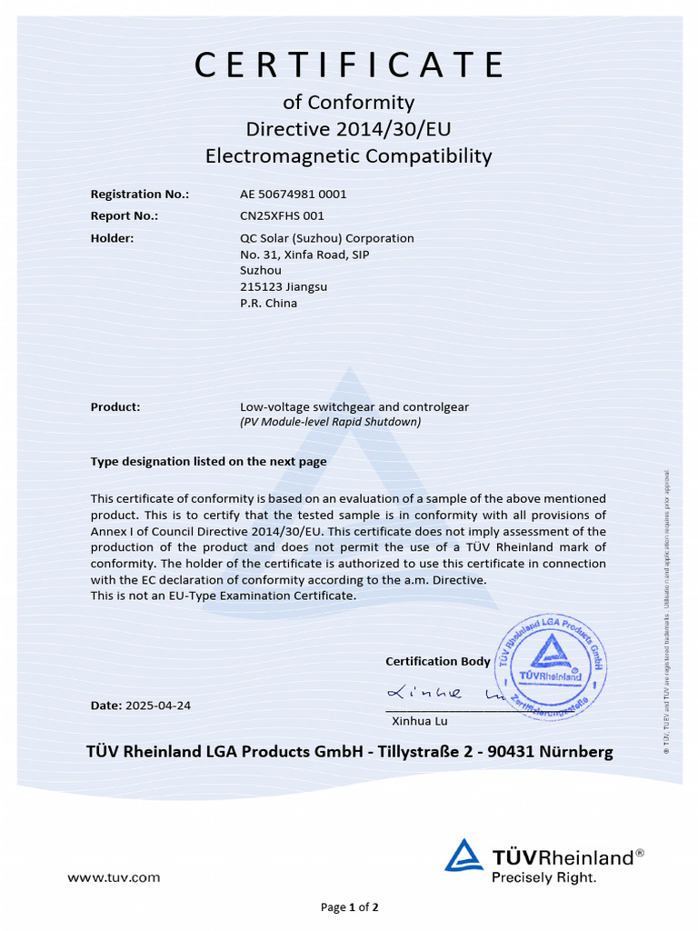 Smarttrack04 EMC TUV 证书 | PDF