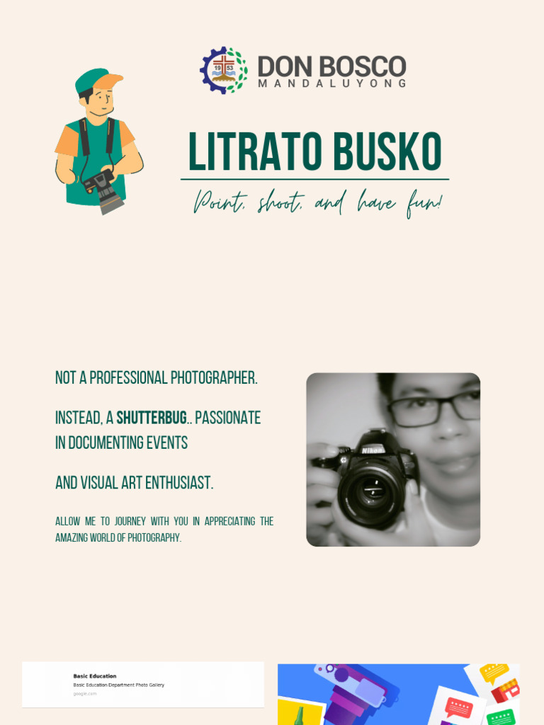 Week 1 Photography Club Orientation | PDF | Camera | Digital Photography