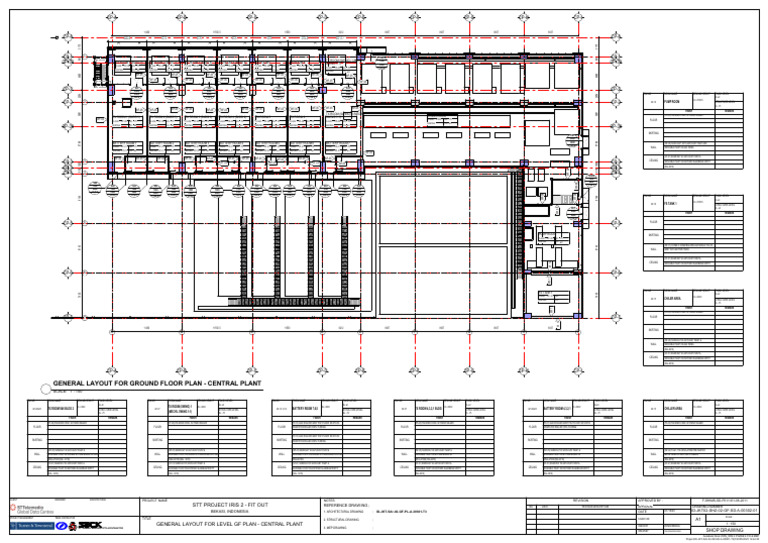 General Layout For Level GF Plan - Central Plant. | PDF